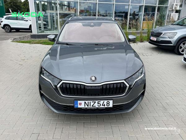 Grey Skoda Octavia 2025 in Siauliai, with an engine capacity of 1.50 L and mileage of 11 thousand km for 29200 €, photo 2 on AUTOMOTO.COM.LV