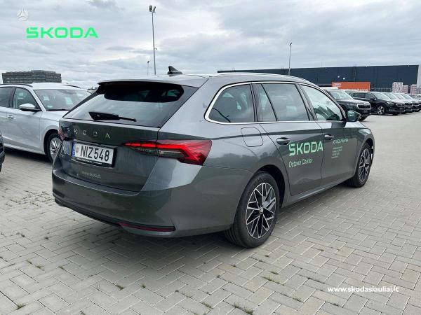 Grey Skoda Octavia 2025 in Siauliai, with an engine capacity of 1.50 L and mileage of 11 thousand km for 29200 €, photo 4 on AUTOMOTO.COM.LV