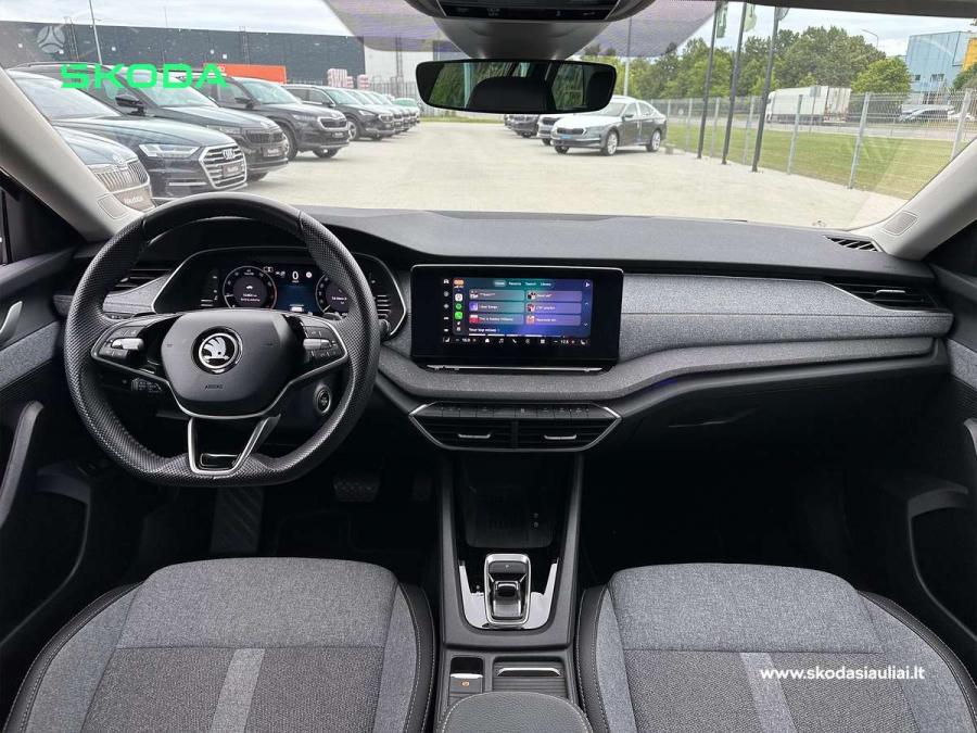 Pelēks Skoda Octavia 2025 Šauļi, ar dzinēja tilpumu 1.50 L un nobraukumu 11 tūkst. km par 29200 €, foto 16 vietnē AUTOMOTO.COM.LV