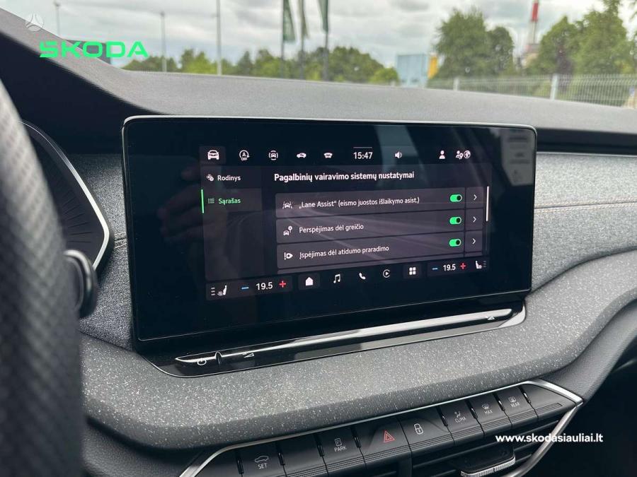 Pelēks Skoda Octavia 2025 Šauļi, ar dzinēja tilpumu 1.50 L un nobraukumu 11 tūkst. km par 29200 €, foto 27 vietnē AUTOMOTO.COM.LV