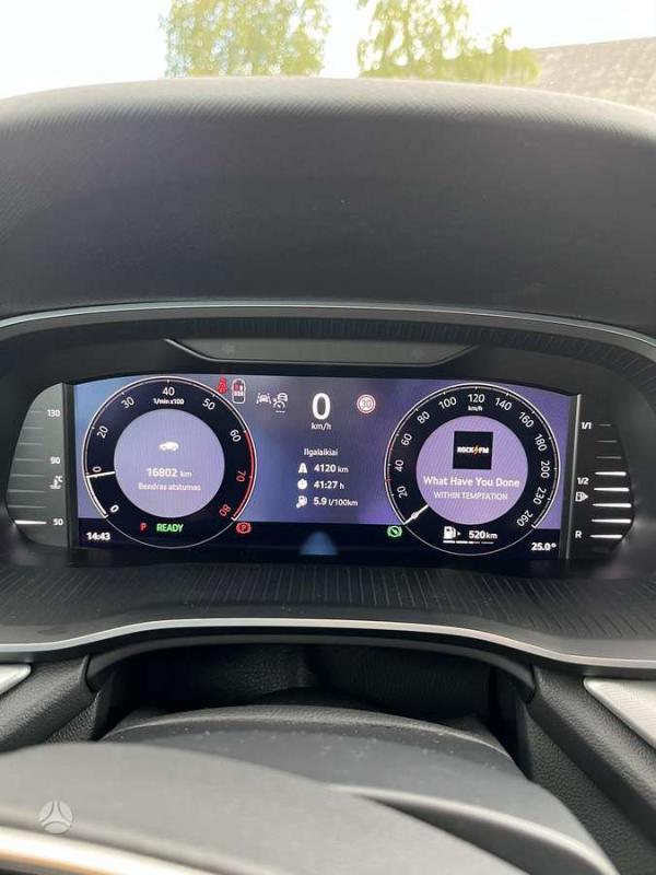 Grey Skoda Octavia 2025 in Kaunas, with an engine capacity of 1.50 L and mileage of 17 thousand km for 24900 €, photo 9 on AUTOMOTO.COM.LV
