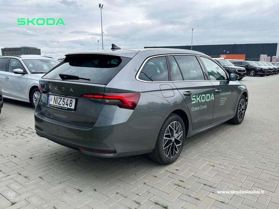 Grey Skoda Octavia 2025 in Siauliai, with an engine capacity of 1.50 L and mileage of 11 thousand km for 28500 €, photo 5 on AUTOMOTO.COM.LV