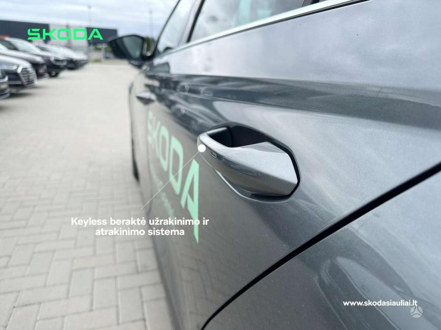 Grey Skoda Octavia 2025 in Siauliai, with an engine capacity of 1.50 L and mileage of 11 thousand km for 28500 €, photo 12 on AUTOMOTO.COM.LV