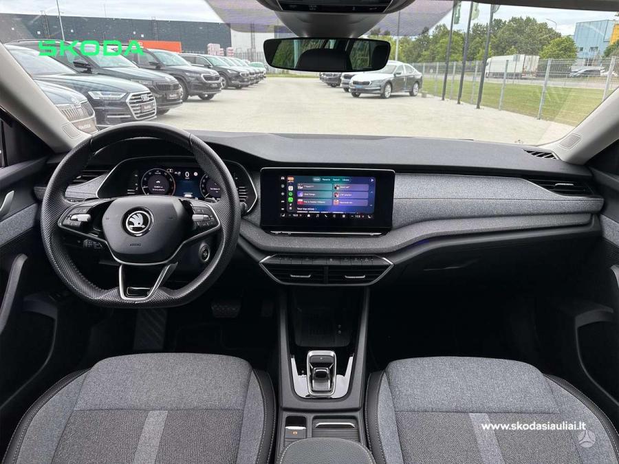 Grey Skoda Octavia 2025 in Siauliai, with an engine capacity of 1.50 L and mileage of 11 thousand km for 28500 €, photo 16 on AUTOMOTO.COM.LV