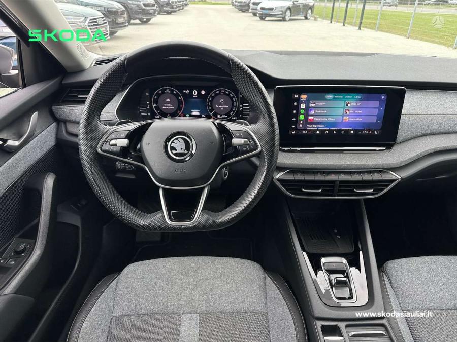 Grey Skoda Octavia 2025 in Siauliai, with an engine capacity of 1.50 L and mileage of 11 thousand km for 28500 €, photo 17 on AUTOMOTO.COM.LV