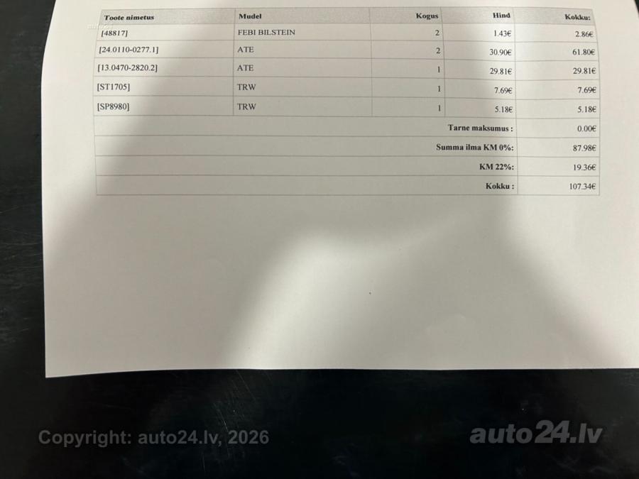 Skoda Octavia 2009 Narva, ar dzinēja tilpumu 1.60 L un nobraukumu 146 tūkst. km par 2700 €, foto 15 vietnē AUTOMOTO.COM.LV