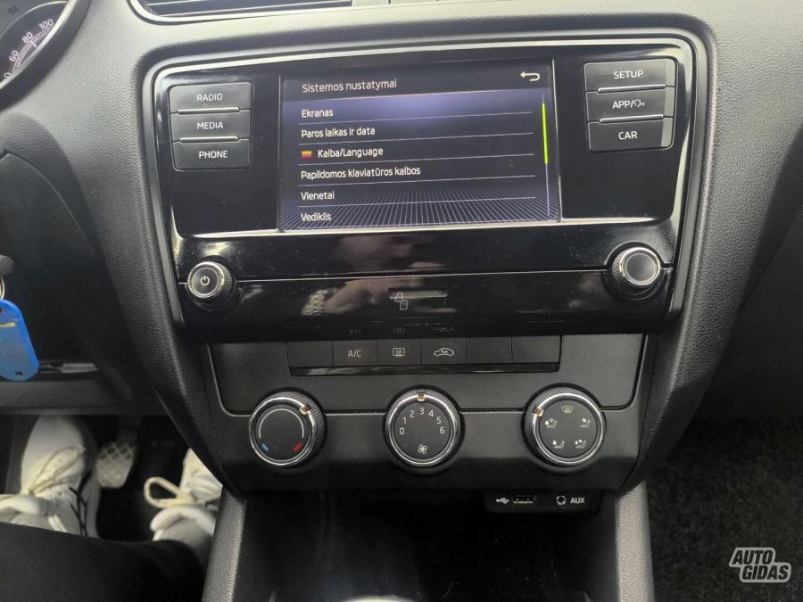 Skoda Octavia 2017 in Siauliai, with an engine capacity of 1.60 L and mileage of 0 thousand km for 5750 €, photo 17 on AUTOMOTO.COM.LV