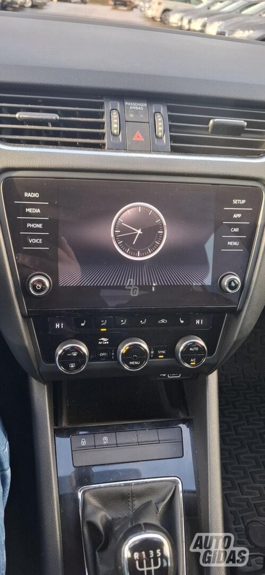 Skoda Octavia 2018 in Vilnius, with an engine capacity of 1.60 L and mileage of 130 thousand km for 9500 €, photo 8 on AUTOMOTO.COM.LV