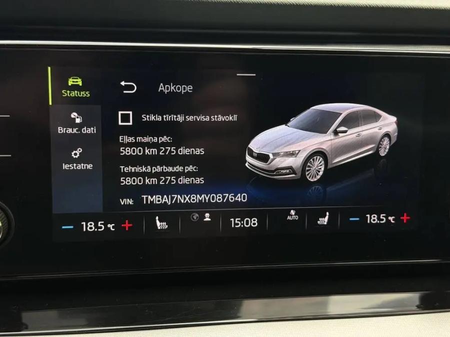 Skoda Octavia 2020 Rīga, ar dzinēja tilpumu 2.00 L un nobraukumu 132 tūkst. km par 16580 €, foto 21 vietnē AUTOMOTO.COM.LV