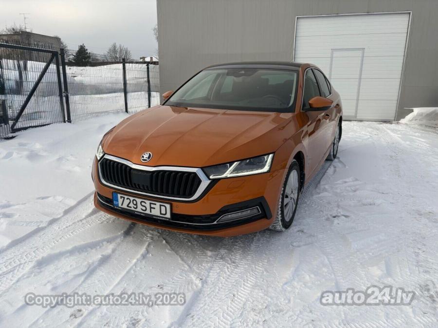 Orange Skoda Octavia 2023 in Tallinn, with an engine capacity of 1.50 L and mileage of 74 thousand km for 25500 €, photo 1 on AUTOMOTO.COM.LV