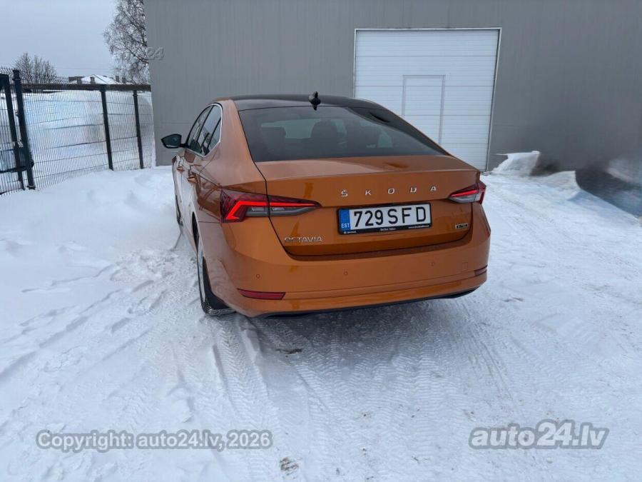 Orange Skoda Octavia 2023 in Tallinn, with an engine capacity of 1.50 L and mileage of 74 thousand km for 25500 €, photo 3 on AUTOMOTO.COM.LV