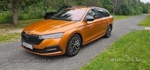 Orange Skoda Octavia 2023 in Tallinn, with an engine capacity of 1.50 L and mileage of 110 thousand km for 21000 €, photo  on AUTOMOTO.COM.LV