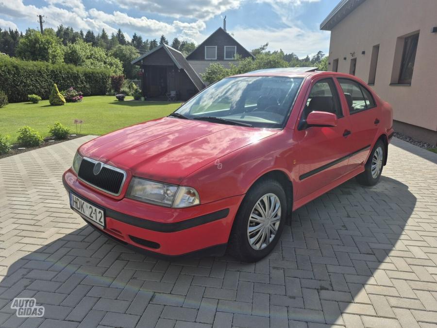 Красный Шкода Октавия 1998 в Ионава, объемом двигателя 1.90 л и пробегом 292 тыс. км за 1700 €, фото 1 на AUTOMOTO.COM.LV