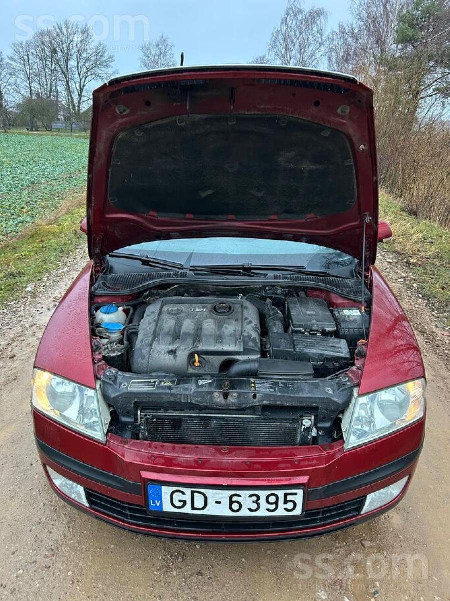 Red Skoda Octavia 2006 in Liepaja, with an engine capacity of 1.90 L and mileage of 315 thousand km for 1250 €, photo 6 on AUTOMOTO.COM.LV