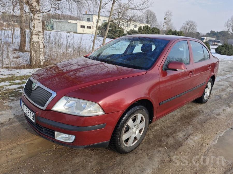 Красный Шкода Октавия 2006 в Лиепая, объемом двигателя 1.60 л и пробегом 277 тыс. км за 1400 €, фото 1 на AUTOMOTO.COM.LV