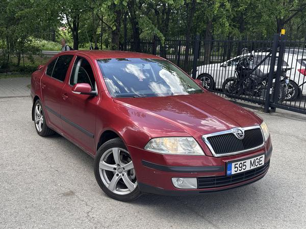 Красный Шкода Октавия 2006 в Таллин, объемом двигателя 1.90 л и пробегом 287 тыс. км за 1000 €, фото 1 на AUTOMOTO.COM.LV