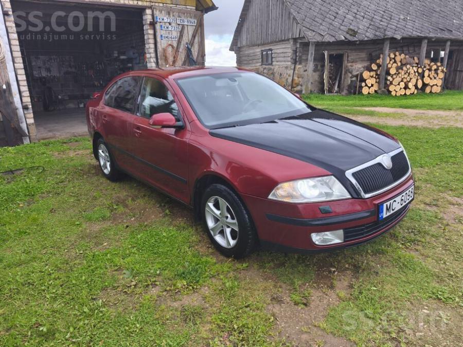 Red Skoda Octavia 2007 in Preili, with an engine capacity of 1.90 L and mileage of 400 thousand km for 1000 €, photo 6 on AUTOMOTO.COM.LV
