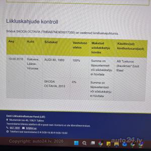 Красный Шкода Октавия 2013 в Йыгева, объемом двигателя 1.20 л и пробегом 285 тыс. км за 4300 €, фото 27 на AUTOMOTO.COM.LV