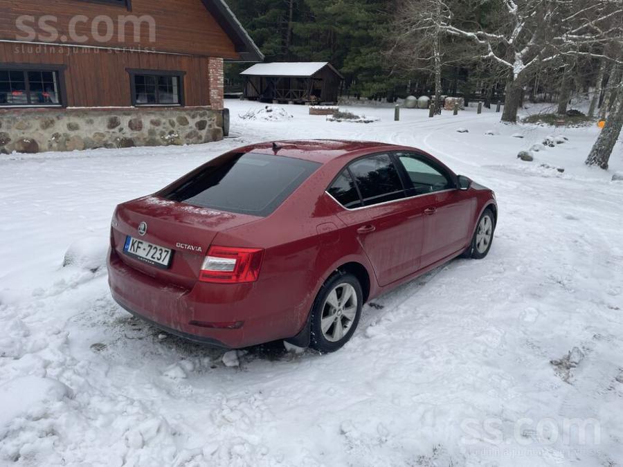 Red Skoda Octavia 2014 in Limbazi, with an engine capacity of 2.00 L and mileage of 240 thousand km for 6200 €, photo 7 on AUTOMOTO.COM.LV