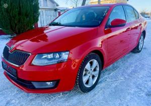 Red Skoda Octavia 2014 in Panevezys, with an engine capacity of 1.40 L and mileage of 190 thousand km for 6760 €, photo  on AUTOMOTO.COM.LV