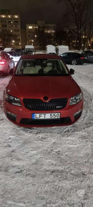 Red Skoda Octavia 2016 in Vilnius, with an engine capacity of 1.97 L and mileage of 105 thousand km for 9999 €, photo 3 on AUTOMOTO.COM.LV
