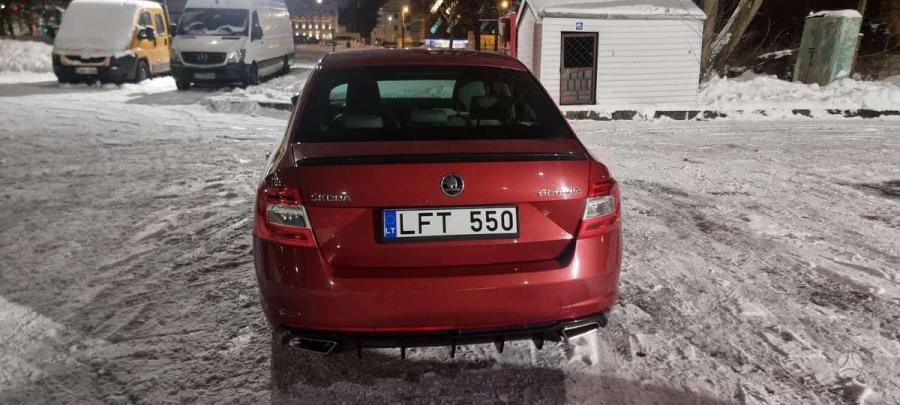 Red Skoda Octavia 2016 in Vilnius, with an engine capacity of 1.97 L and mileage of 105 thousand km for 9999 €, photo 5 on AUTOMOTO.COM.LV