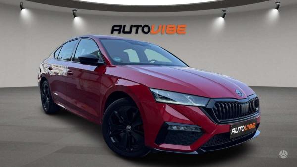 Red Skoda Octavia 2020 in Vilnius, with an engine capacity of 1.40 L and mileage of 44 thousand km for 23444 €, photo 5 on AUTOMOTO.COM.LV