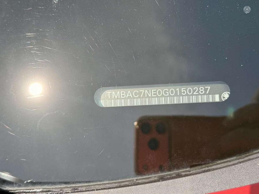 Sarkans Skoda Octavia 2015 Telšiai, ar dzinēja tilpumu 1.40 L un nobraukumu 119 tūkst. km par 7700 €, foto 11 vietnē AUTOMOTO.COM.LV