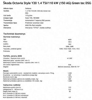 Sarkans Skoda Octavia 2015 Telšiai, ar dzinēja tilpumu 1.40 L un nobraukumu 119 tūkst. km par 7700 €, foto 23 vietnē AUTOMOTO.COM.LV