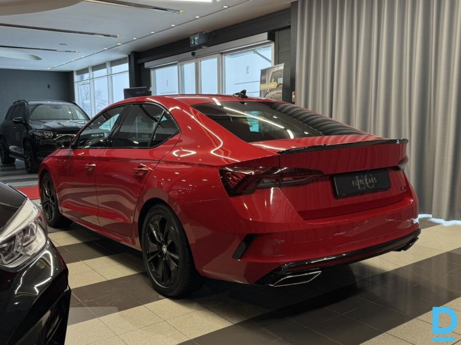 Red Skoda Octavia 2021 in Marupe, with an engine capacity of 2.00 L and mileage of 45 thousand km for 26990 €, photo 2 on AUTOMOTO.COM.LV
