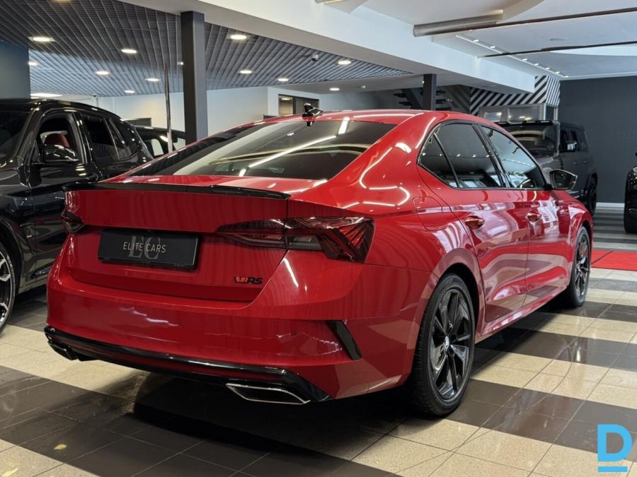 Red Skoda Octavia 2021 in Marupe, with an engine capacity of 2.00 L and mileage of 45 thousand km for 26990 €, photo 4 on AUTOMOTO.COM.LV