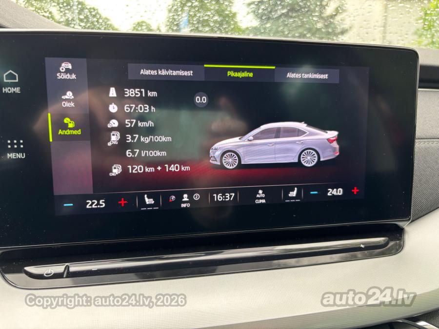 Sarkans Skoda Octavia 2021 Tallina, ar dzinēja tilpumu 1.50 L un nobraukumu 79 tūkst. km par 18500 €, foto 25 vietnē AUTOMOTO.COM.LV