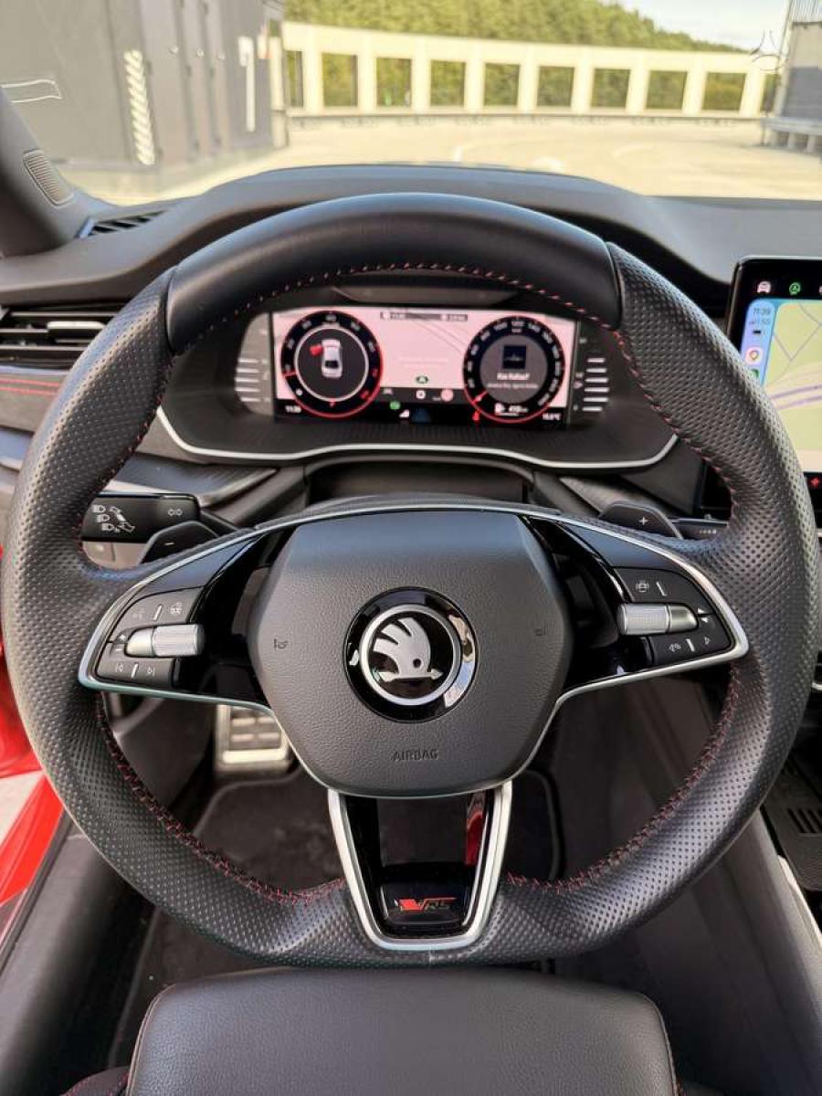 Red Skoda Octavia 2024 in Vilnius, with an engine capacity of 1.98 L and mileage of 31 thousand km for 33000 €, photo 14 on AUTOMOTO.COM.LV