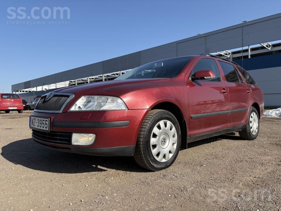 Красный Шкода Октавия 2006 в Даугавпилс, объемом двигателя 1.60 л и пробегом 340 тыс. км за 1150 €, фото 1 на AUTOMOTO.COM.LV
