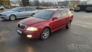 Sarkans Skoda Octavia 2007 Rīga, ar dzinēja tilpumu 2.00 L un nobraukumu 276 tūkst. km par 1650 €, foto  vietnē AUTOMOTO.COM.LV