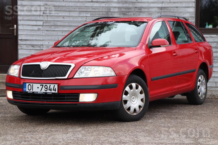 Red Skoda Octavia 2007 in Valmiera, with an engine capacity of 1.90 L and mileage of 0 thousand km for 2200 €, photo 1 on AUTOMOTO.COM.LV