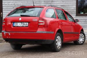 Red Skoda Octavia 2007 in Valmiera, with an engine capacity of 1.90 L and mileage of 0 thousand km for 2200 €, photo 4 on AUTOMOTO.COM.LV