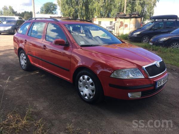 Red Skoda Octavia 2007 in Riga, with an engine capacity of 2.00 L and mileage of 0 thousand km for 1450 €, photo 2 on AUTOMOTO.COM.LV