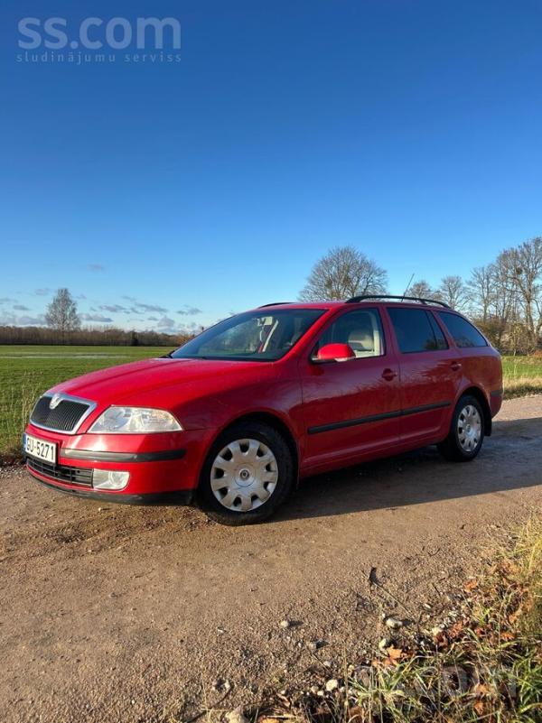 Red Skoda Octavia 2007 in Liepaja, with an engine capacity of 1.90 L and mileage of 209 thousand km for 1700 €, photo 3 on AUTOMOTO.COM.LV