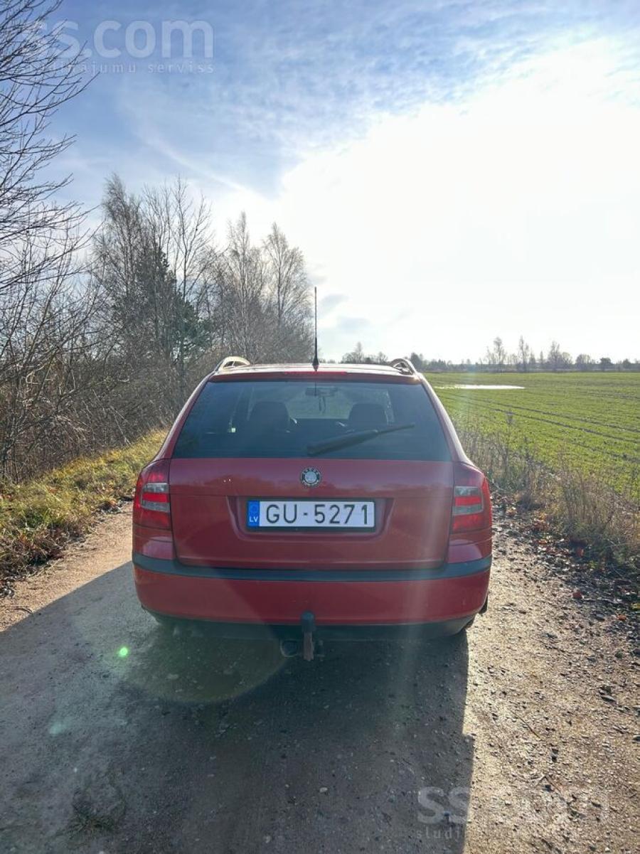 Red Skoda Octavia 2007 in Liepaja, with an engine capacity of 1.90 L and mileage of 209 thousand km for 1700 €, photo 10 on AUTOMOTO.COM.LV
