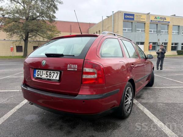Red Skoda Octavia 2007 in Riga, with an engine capacity of 2.00 L and mileage of 212 thousand km for 1350 €, photo 5 on AUTOMOTO.COM.LV