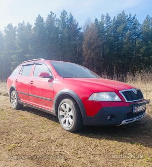 Red Skoda Octavia 2008 in Tallinn, with an engine capacity of 2.00 L and mileage of 481 thousand km for 2800 €, photo  on AUTOMOTO.COM.LV