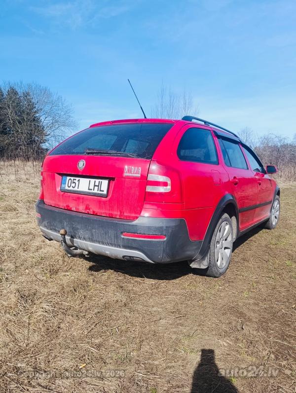Red Skoda Octavia 2008 in Tallinn, with an engine capacity of 2.00 L and mileage of 481 thousand km for 2800 €, photo 2 on AUTOMOTO.COM.LV