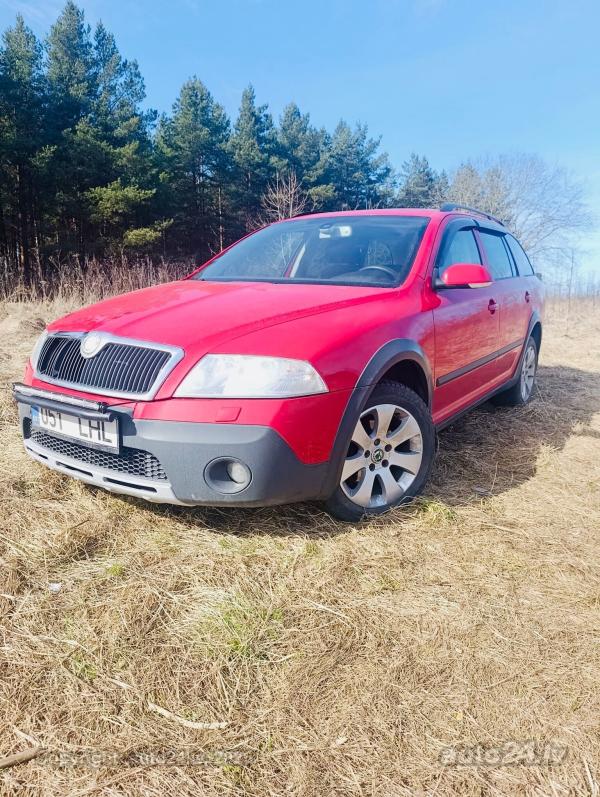 Red Skoda Octavia 2008 in Tallinn, with an engine capacity of 2.00 L and mileage of 481 thousand km for 2800 €, photo 7 on AUTOMOTO.COM.LV