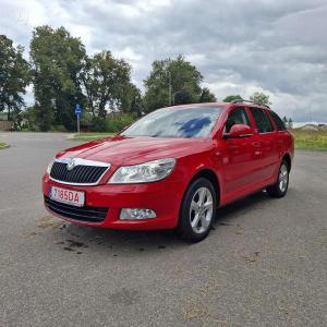 Red Skoda Octavia 2013 in Utena, with an engine capacity of 1.97 L and mileage of 345 thousand km for 3800 €, photo  on AUTOMOTO.COM.LV