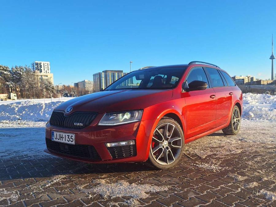 Sarkans Skoda Octavia 2014 Viļņa, ar dzinēja tilpumu 1.97 L un nobraukumu 326 tūkst. km par 6950 €, foto 1 vietnē AUTOMOTO.COM.LV
