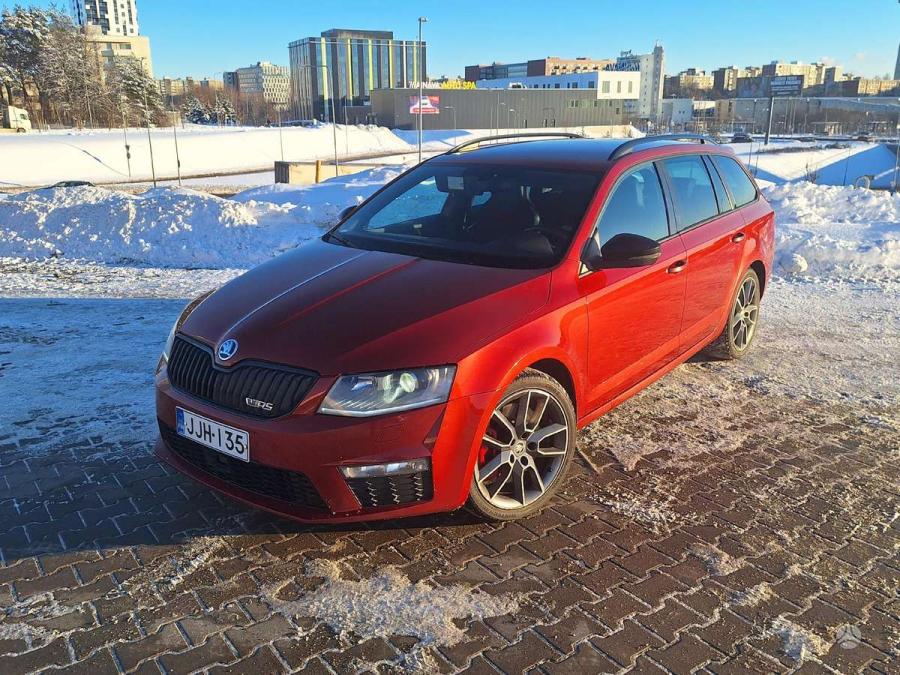 Sarkans Skoda Octavia 2014 Viļņa, ar dzinēja tilpumu 1.97 L un nobraukumu 326 tūkst. km par 6950 €, foto 2 vietnē AUTOMOTO.COM.LV