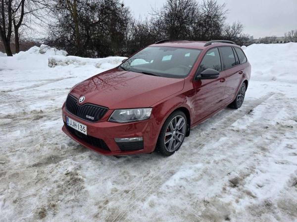 Sarkans Skoda Octavia 2014 Viļņa, ar dzinēja tilpumu 1.97 L un nobraukumu 326 tūkst. km par 7900 €, foto 3 vietnē AUTOMOTO.COM.LV