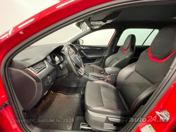 Red Skoda Octavia 2015 in Tartu, with an engine capacity of 2.00 L and mileage of 197 thousand km for 11500 €, photo 5 on AUTOMOTO.COM.LV
