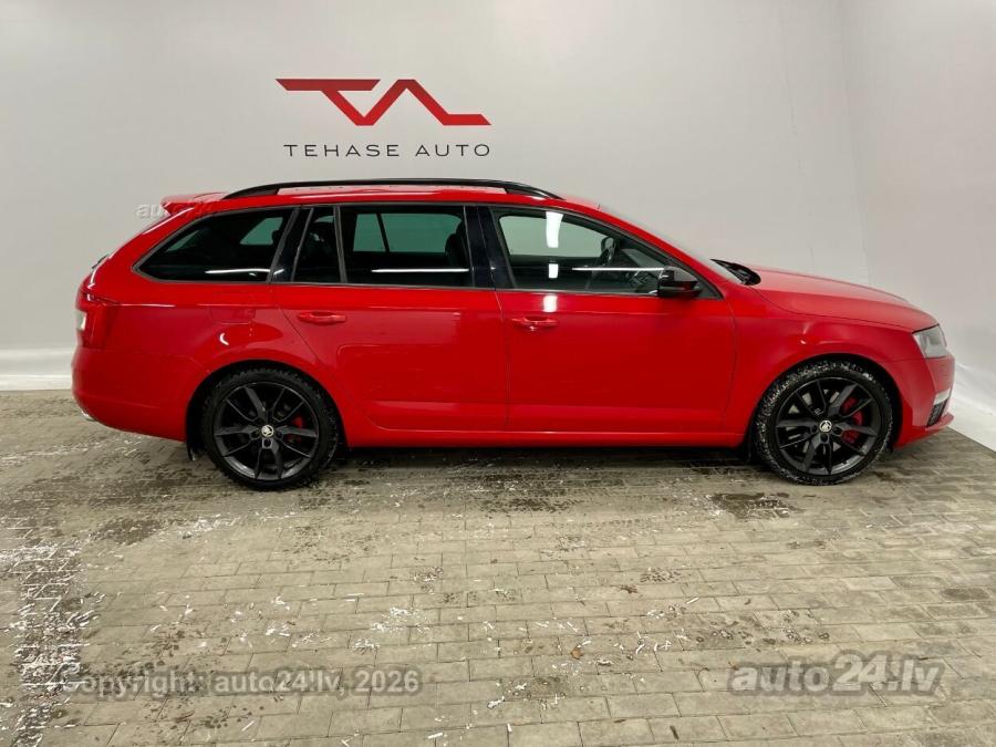 Red Skoda Octavia 2015 in Tartu, with an engine capacity of 2.00 L and mileage of 197 thousand km for 11500 €, photo 16 on AUTOMOTO.COM.LV